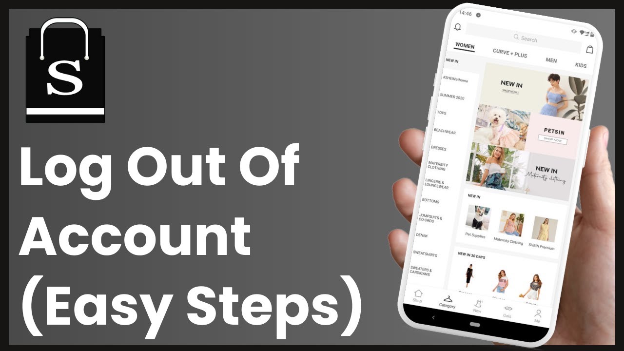 How to Log Out of Shein Account App ! - YouTube