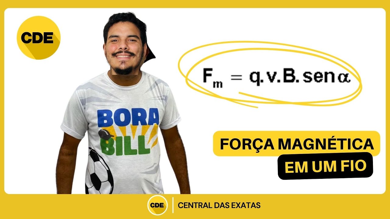 #DeOndeVem a fórmula da FORÇA MAGNÉTICA EM UM FIO? | Professor Yuri ...