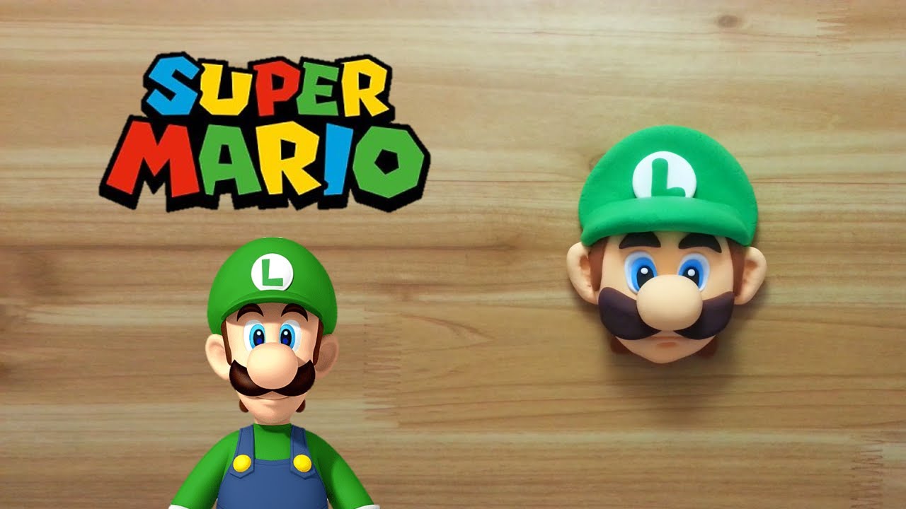 Super Mario Luigi clay cracking making 슈퍼 마리오 루이지 클레이로 만들기 - YouTube