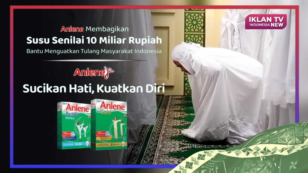 TVC Iklan Anlene edisi Ramadhan "Sholat Tarawih remake 2008" (Maret ...
