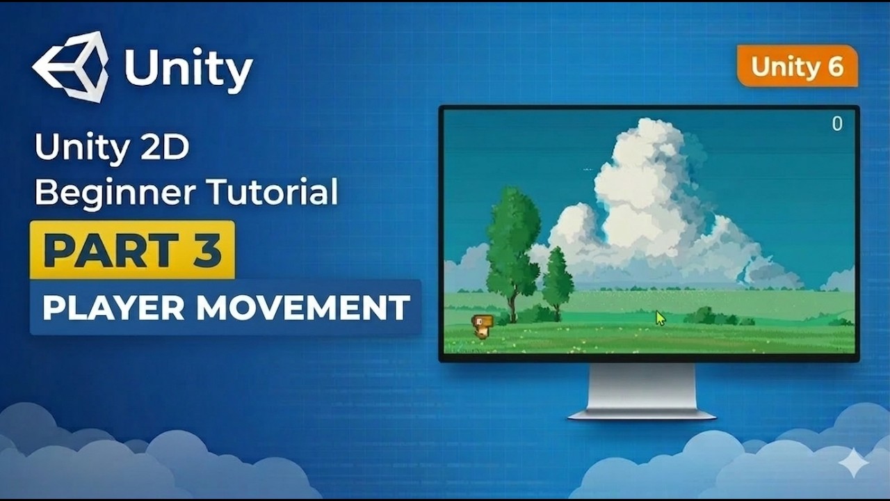 Unity 2D Beginner Tutorial – Part 3: Player Movement with C# Scripts ...