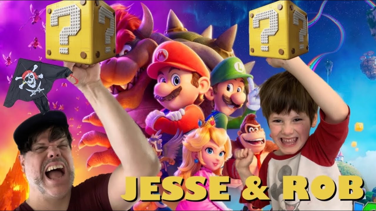 Jesse & Rob • Mario Movie Theatre Mastermind Toys Kite - YouTube