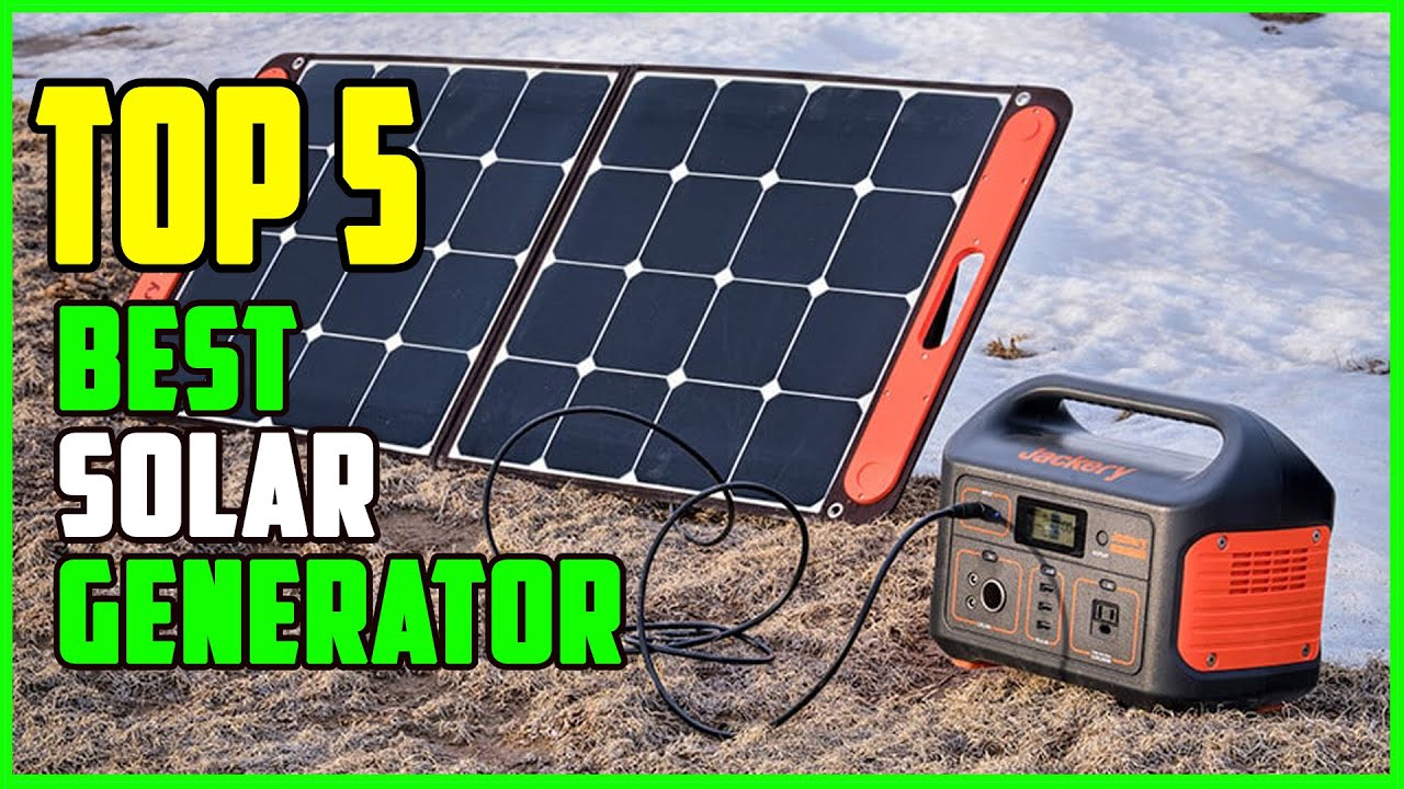 TOP 5: Best Solar Generators 2023 | Best Camping Solar Generator ...
