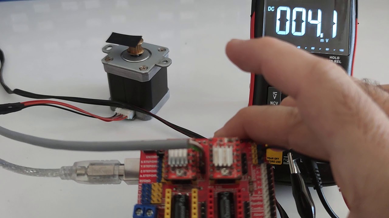 A4988 SÜRÜCÜ Vref AYARININ YAPILMASI || Vref ADJUSTMENT OF A49988 ...