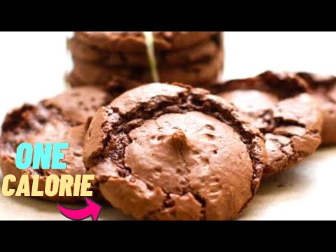 1 CALORIE CHOCOLATE COOKIES- Low calorie chocolate cookies - YouTube