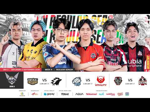 🔴 LIVE | MPL ID S18 | Week 4 Day 2 | English