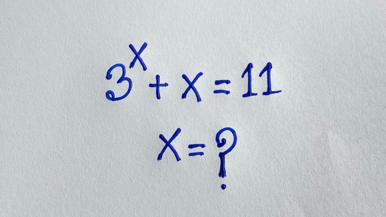 Harvard entrance exam question | A nice math olympiad algebra problems ...