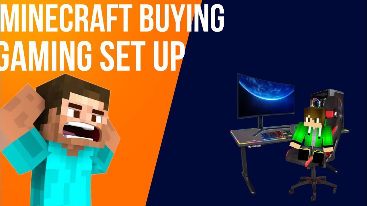 BUYING GAMING SET-UP IN MINECRAFT 🎧🖥️|| MINECRAFT VLOG|| WE BUY ...
