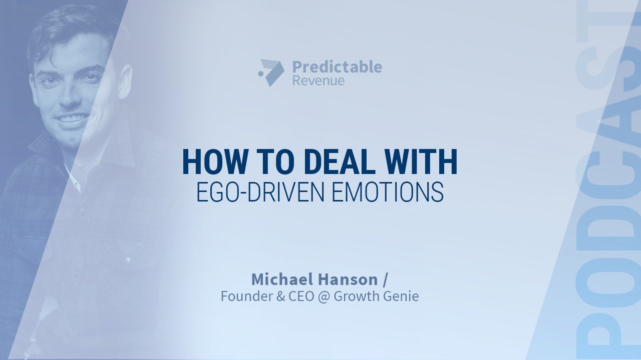 How to deal with ego-driven emotions - YouTube