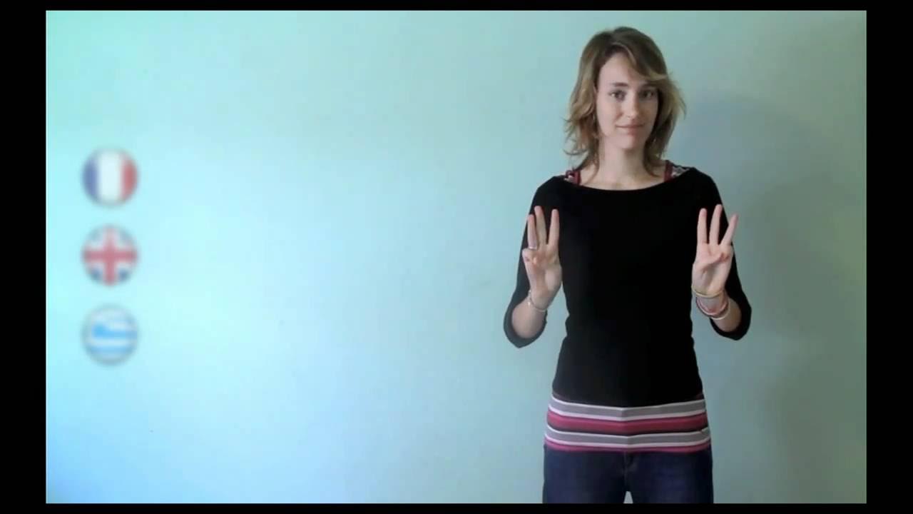 Νοηματική Γαλλική γλώσσα French sign language Langue des signes ...