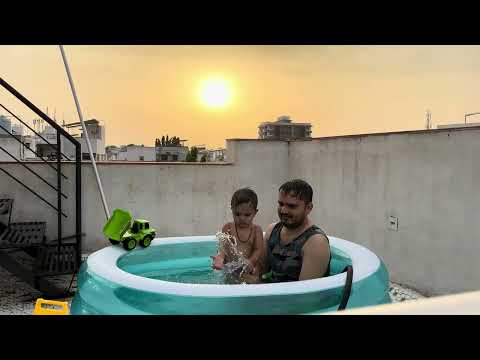 Water Fountain in Bathtub with Papa