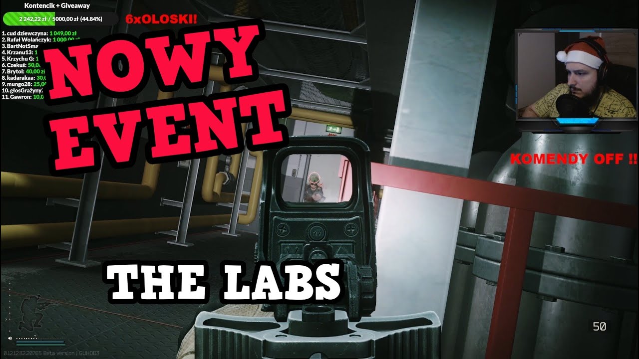 Escape from Tarkov PL LIVE Gameplay EFT NOWY EVENT Masakra Na The Labs ...