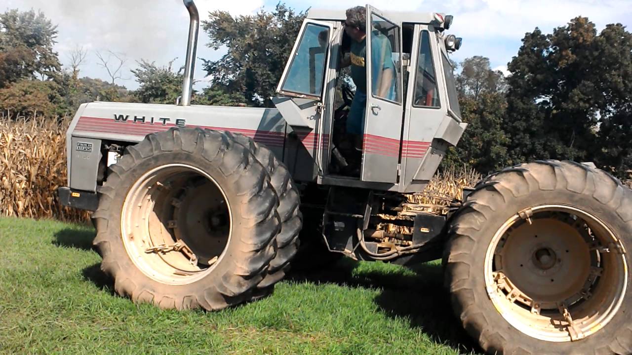 White 4-150 tractor - YouTube