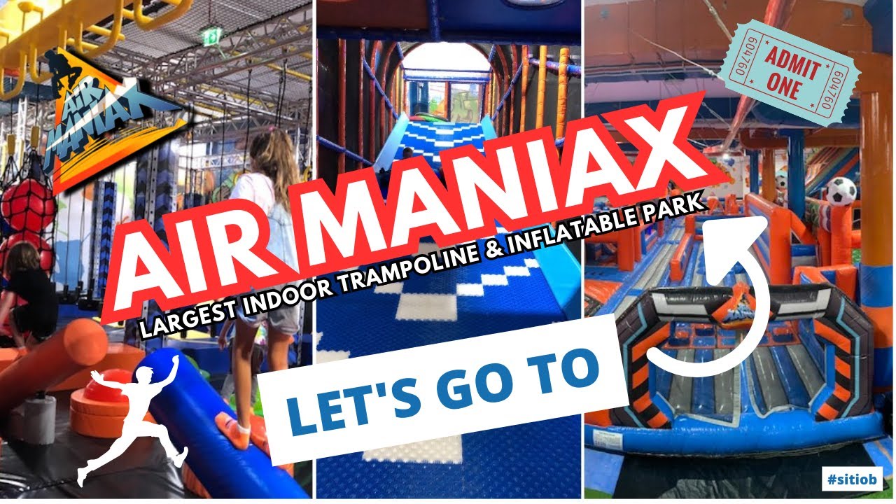 Largest Indoor Trampoline and Inflatable Park - Air Maniax - Abu Dhabi ...