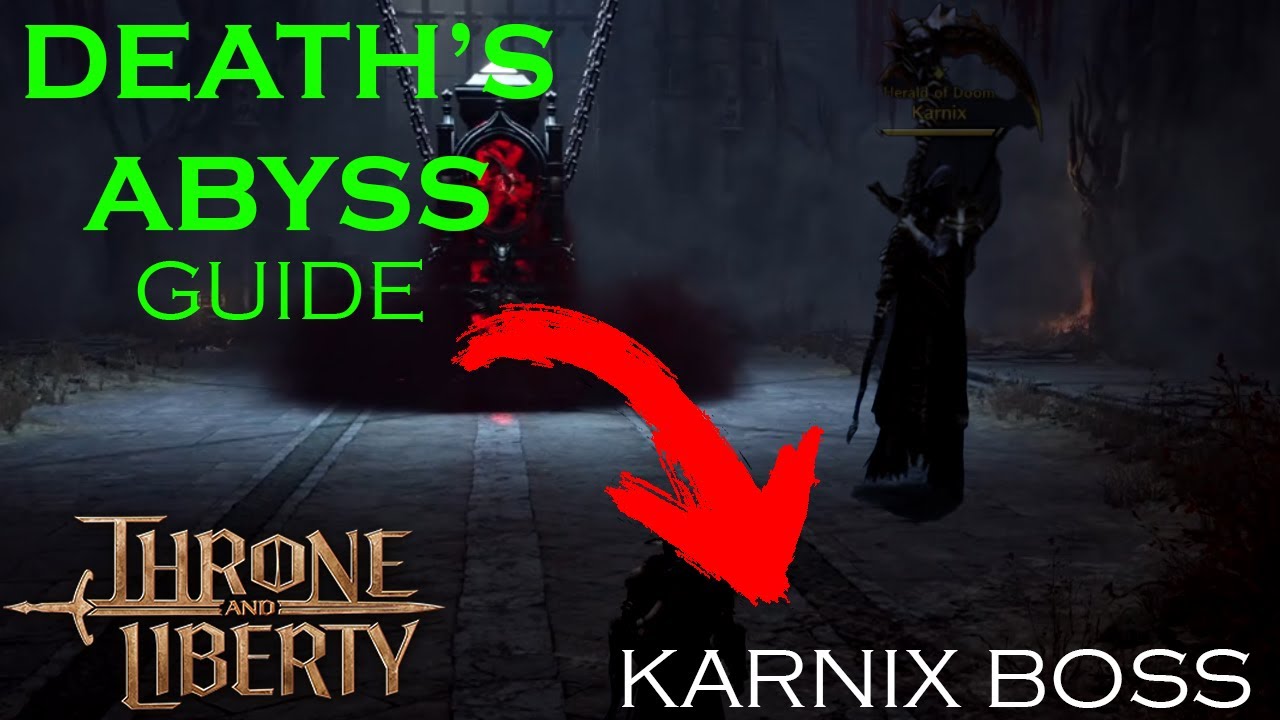 Throne & Liberty: Death's Abyss - Karnix Boss LVL50 Dungeon - YouTube