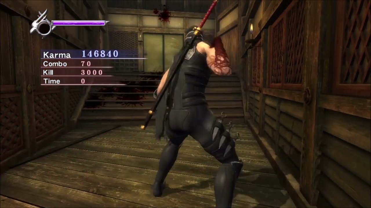 Ninja Gaiden Sigma: Easy Overkill, Dual Katanas only (part 1) - YouTube