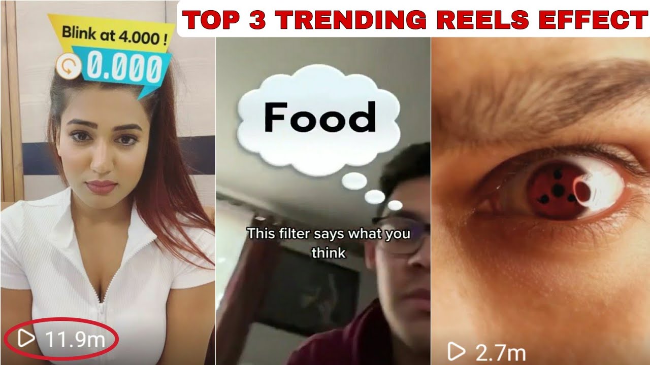 Top 3 Trending Instagram Reels effects | 3 Trending effects of ...
