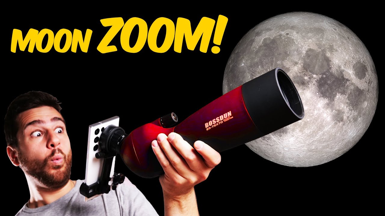 Moon ZOOM! S22 Ultra vs Professional 125x Zoom Camera! (Nikon P1000 ...