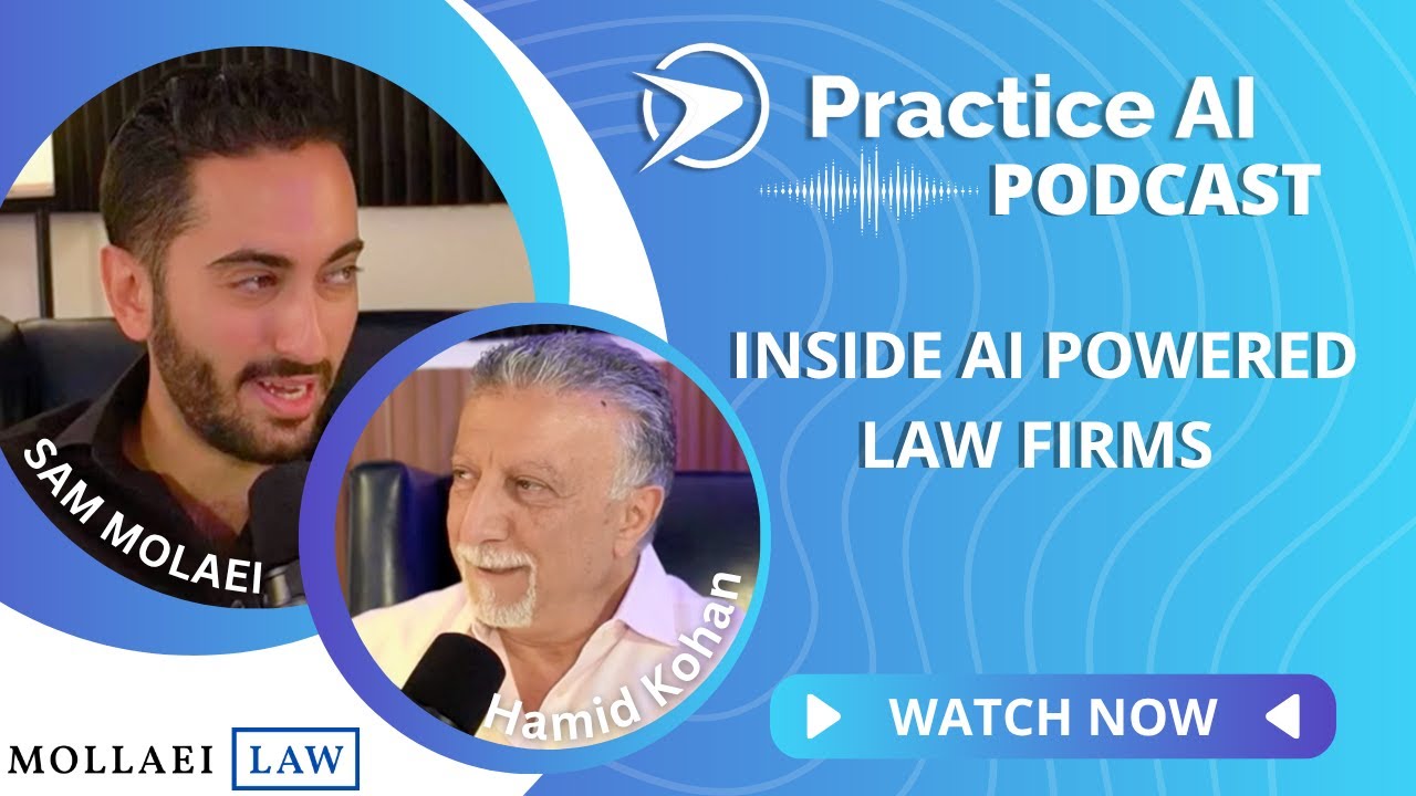 Inside AI-Powered Law Firms | Hamid Kohan x Sam Molaei LawPractice.ai Podcast ep. #2 - YouTube