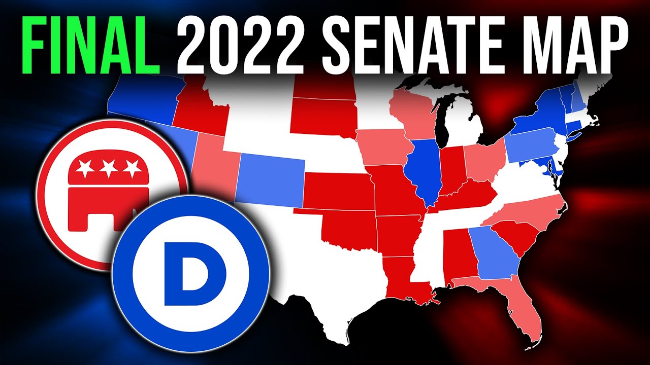 New 2022 Senate Map Prediction (2 November, 2022) - YouTube