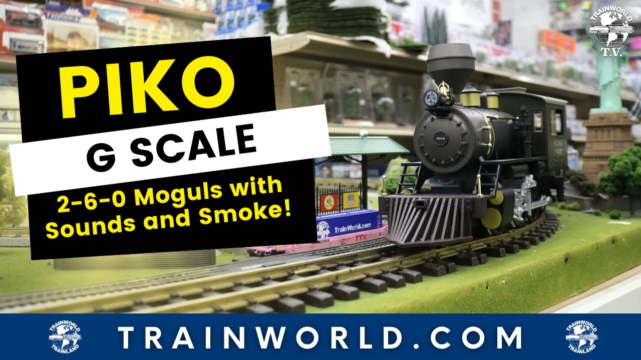 G Scale PIKO 2-6-0 Moguls with Sound! - YouTube