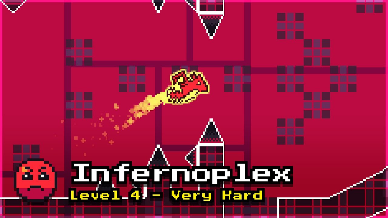 Trigonometry Dash - Level 4: Infernoplex (All Coins) - YouTube
