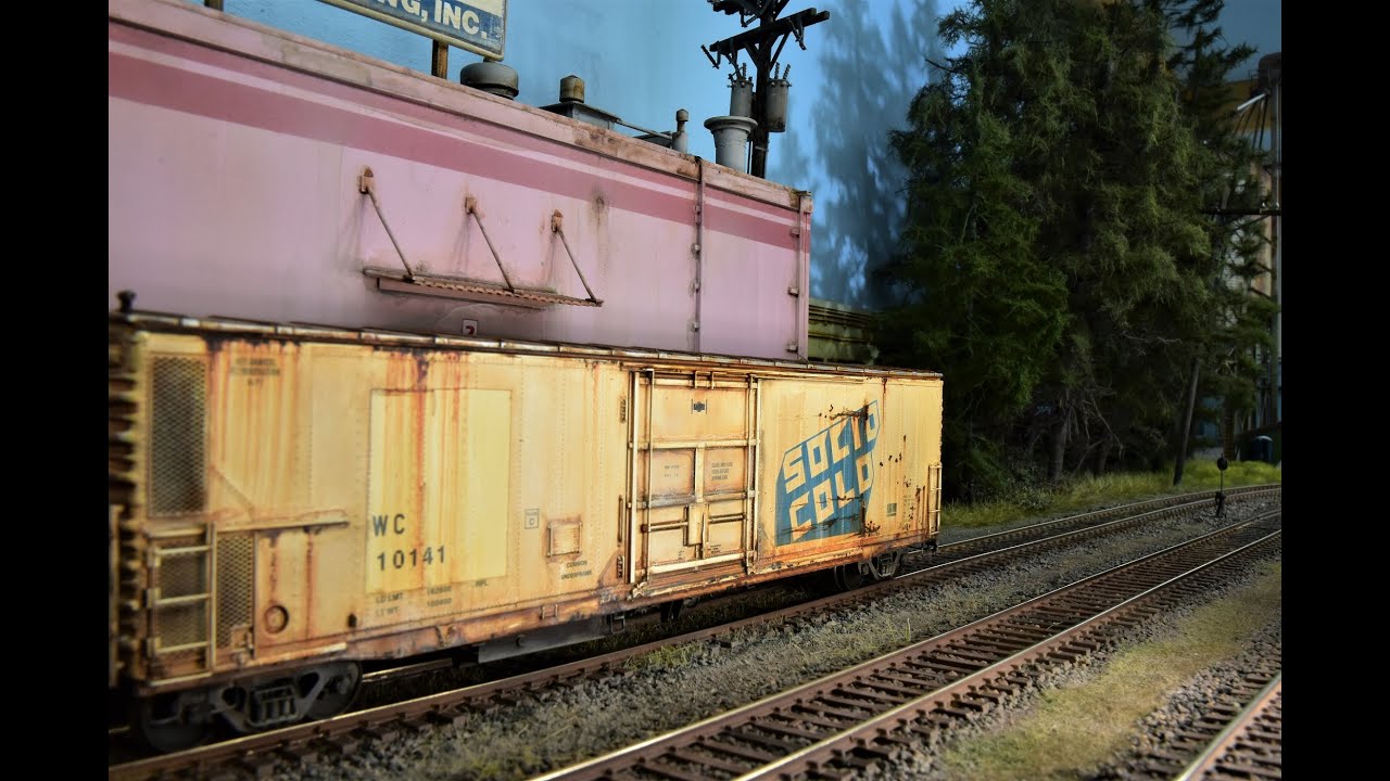 HO Scale Advanced Weathering | The Solid Cold Mechanical Reefer - YouTube