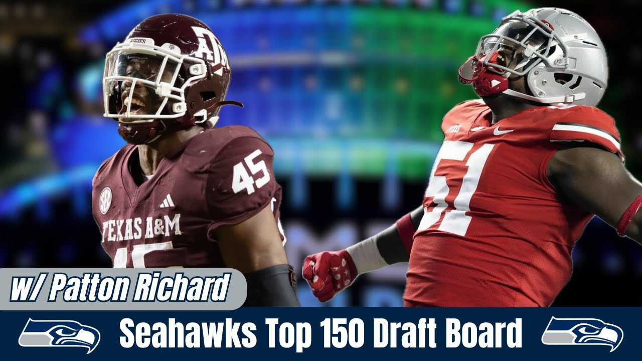 Breaking down the SEATTLE SEAHAWKS best prospect fits by tier - Patton ...