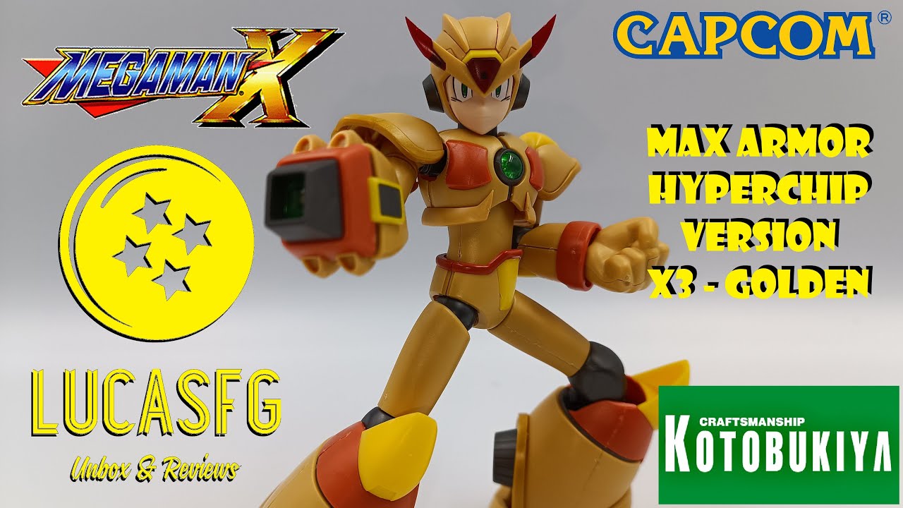 MEGAMAN X THIRD ARMOR (MAX ARMOR HYPERCHIP) - KOTOBUKIYA - UNBOX ...