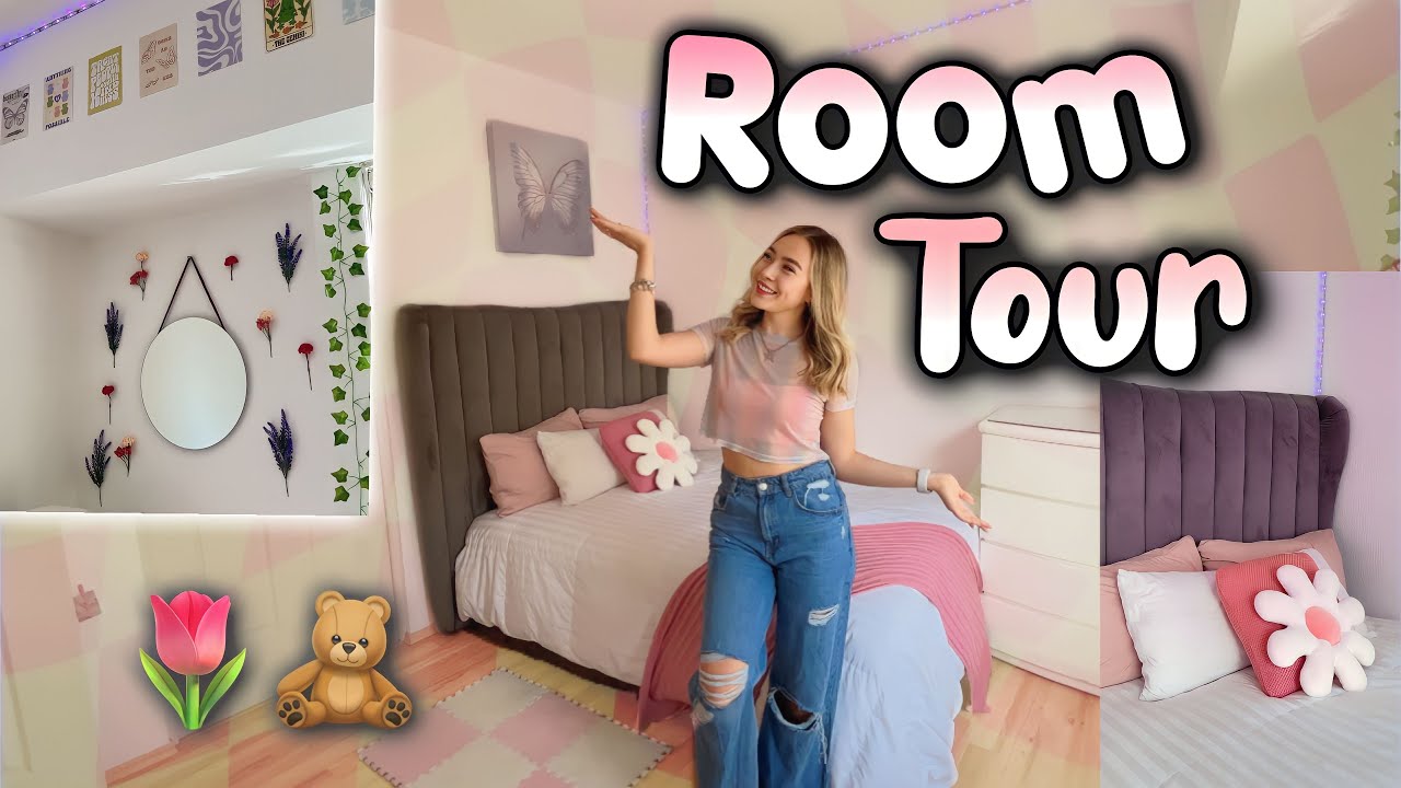 TOUR POR MI CUARTO🤍*aesthethic* 🎀🌸- Evelyn Rangel - YouTube