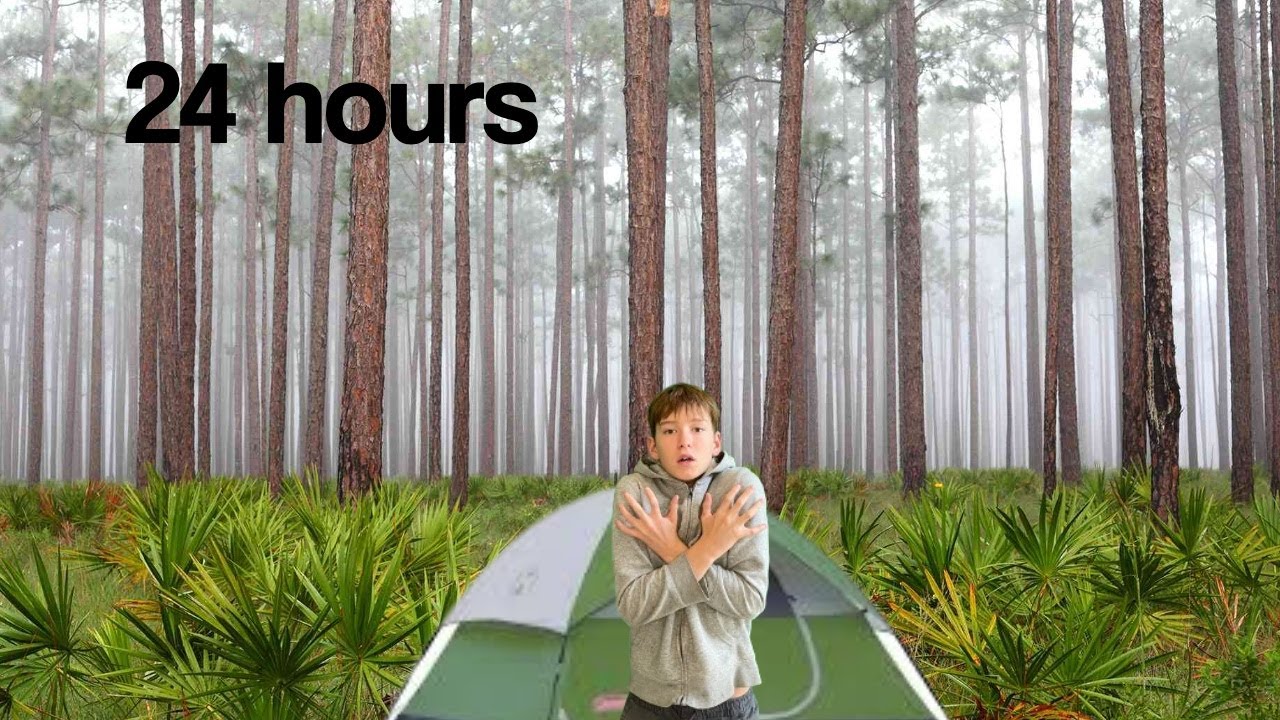 Crazy 24 Hour challenge In The Woods! - YouTube