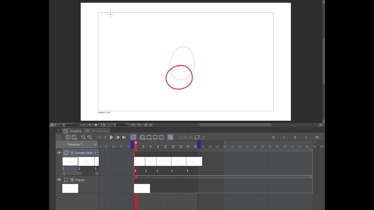 Animating on the Timeline in Clip Studio Paint (2 minute CSP tutorial ...