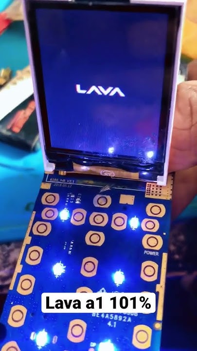 Lava a1 display white problem solution #lava a1 101% - YouTube