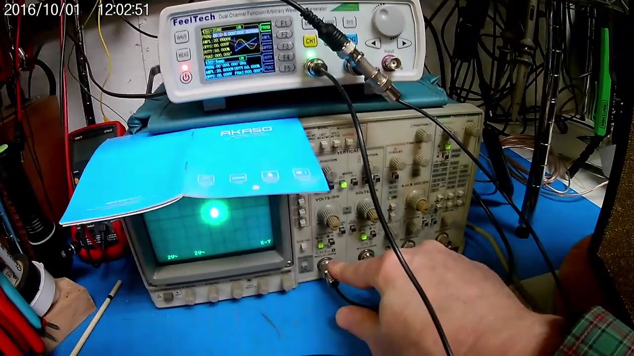 Feeltech FY6600 S curve - YouTube