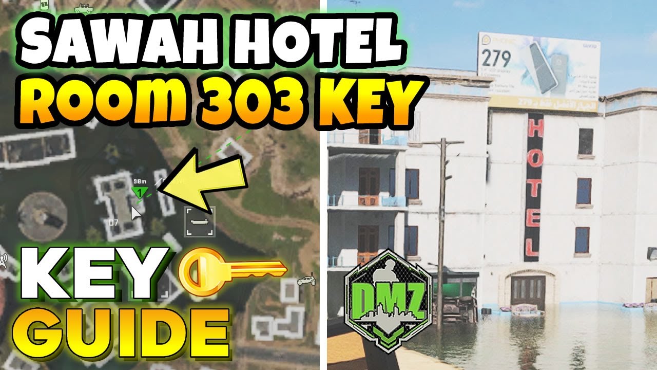 DMZ Sawah Hotel Room 303 Key Location Guide - YouTube