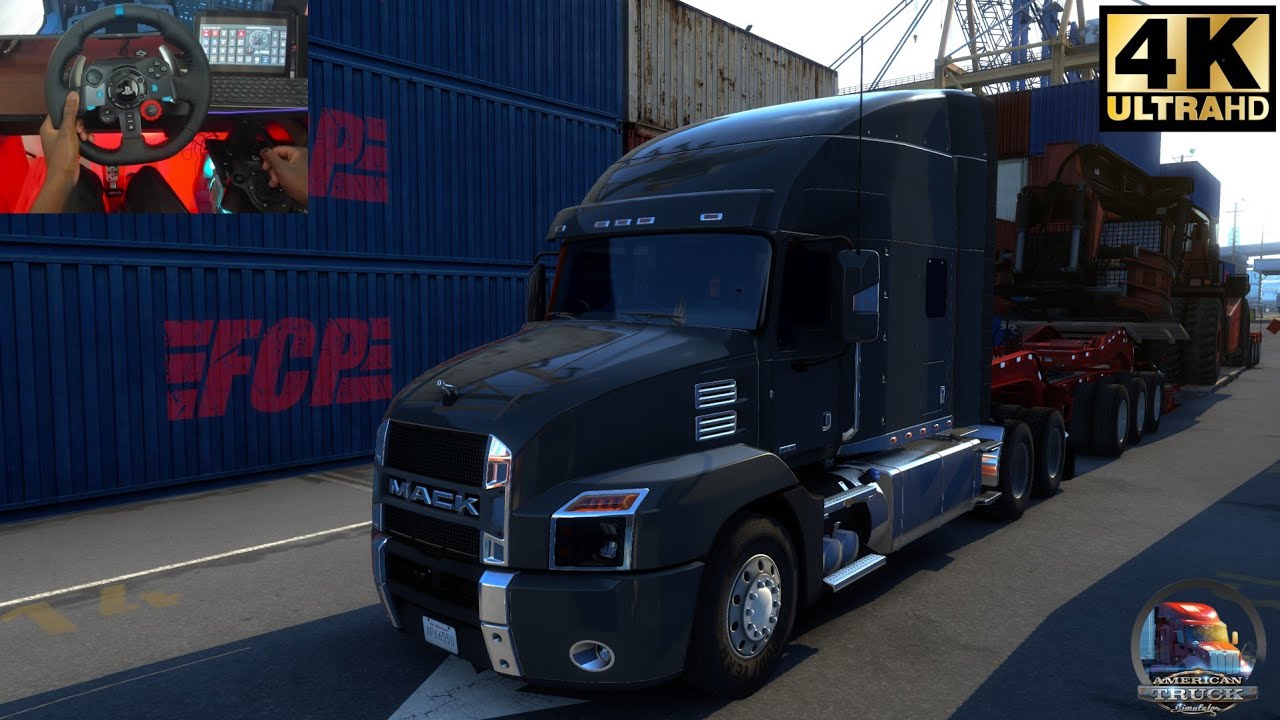 ATS 1.49 Special Transport log stacker | Aberdeen-Seattle | Logitech ...