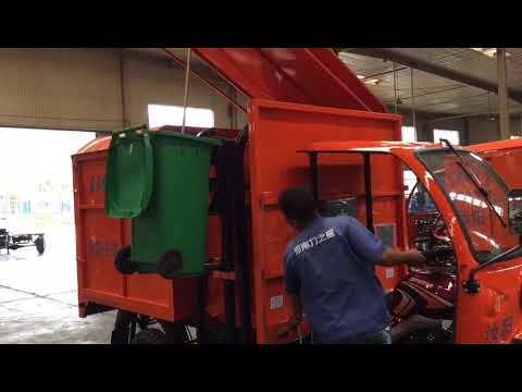 auto lift loader rickshaw - YouTube