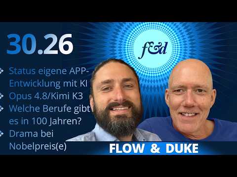 Status eigene APP-Entwicklung mit KI | Opus VS Kimi K3 | Berufe in 100 Jahren? | Drama Nobelpreis(e)