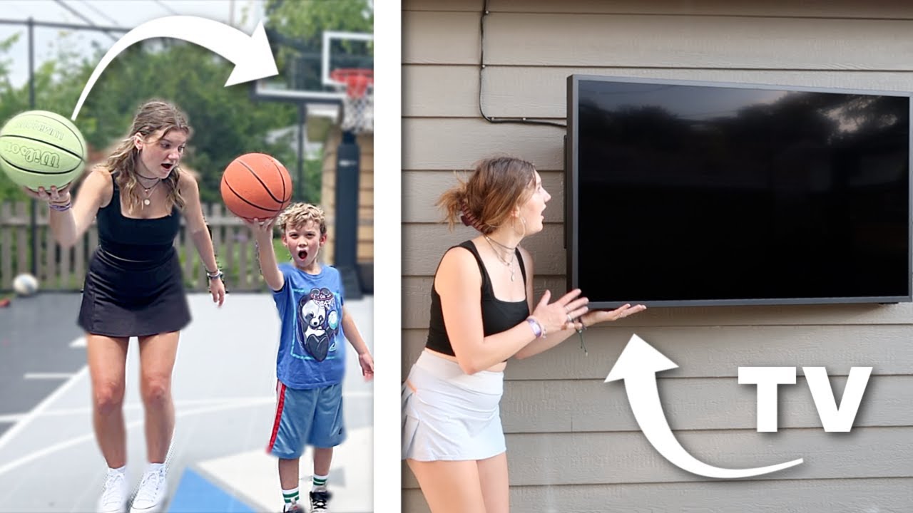 Score a trick shot, win a TV!| Match Up - YouTube