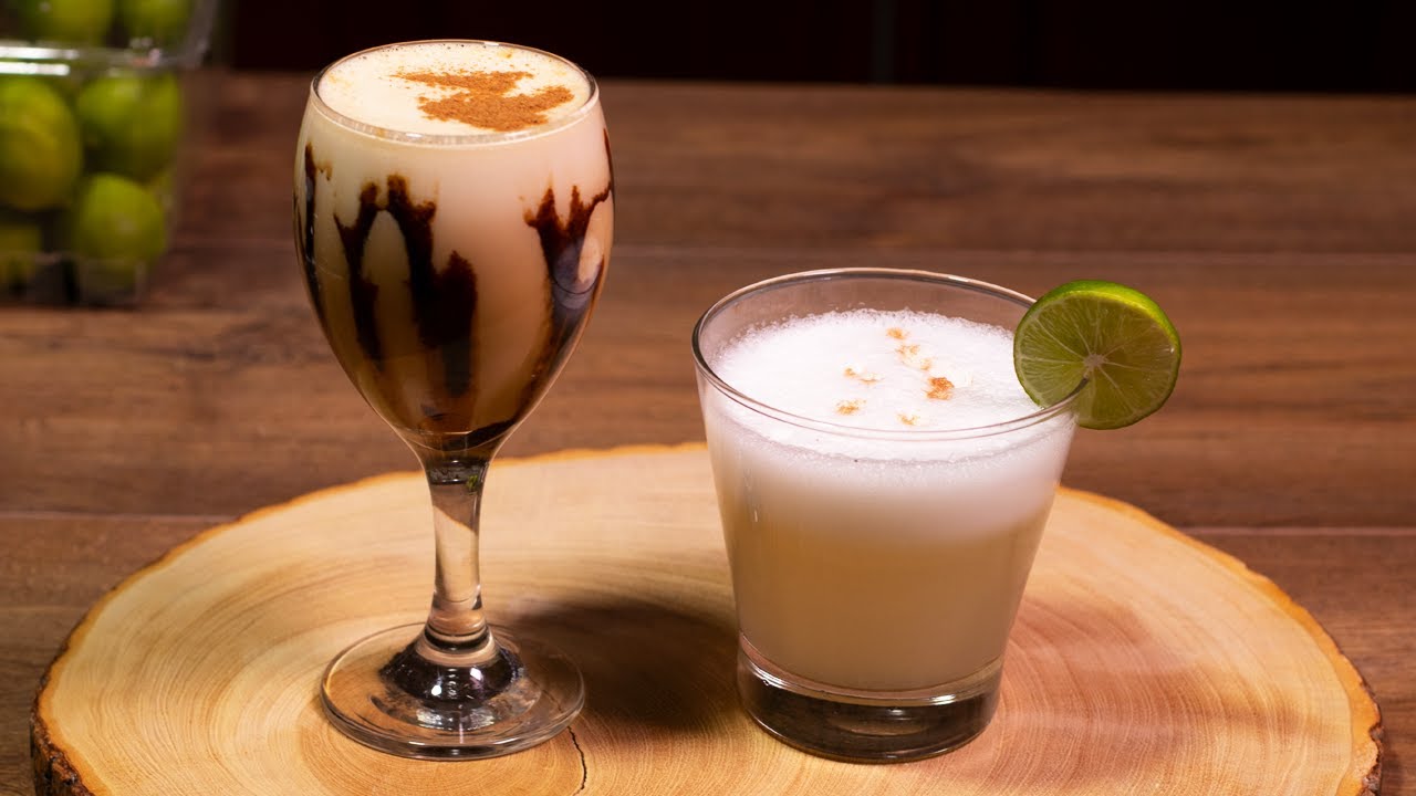 Prepara 2 cocteles clásicos pisco sour y coctel de algarrobina| A ...