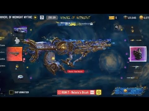 FULL MYTHIC DRAW Opening RAM-7 Nebula’s Brush 🔥 | Call of Duty Mobile ...