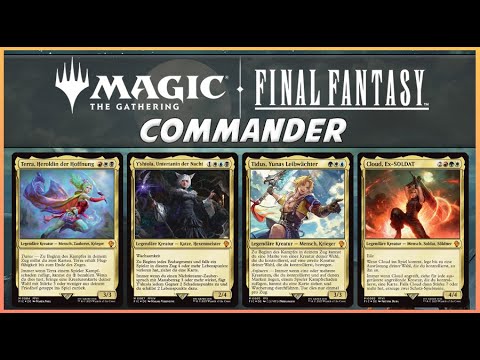 Final Fantasy Commander Gameplay! (Precons) - YouTube