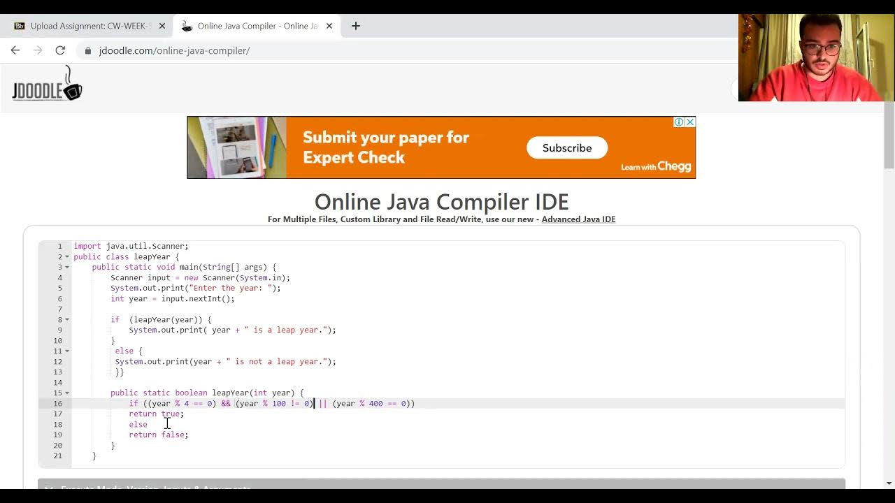 Leap Year With Boolean On JAVA YouTube leap-year-with-boolean-on-java-youtube