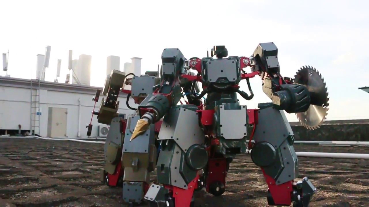 Archer-G Next Generation Battle Robot Fight like Iron Steel - YouTube