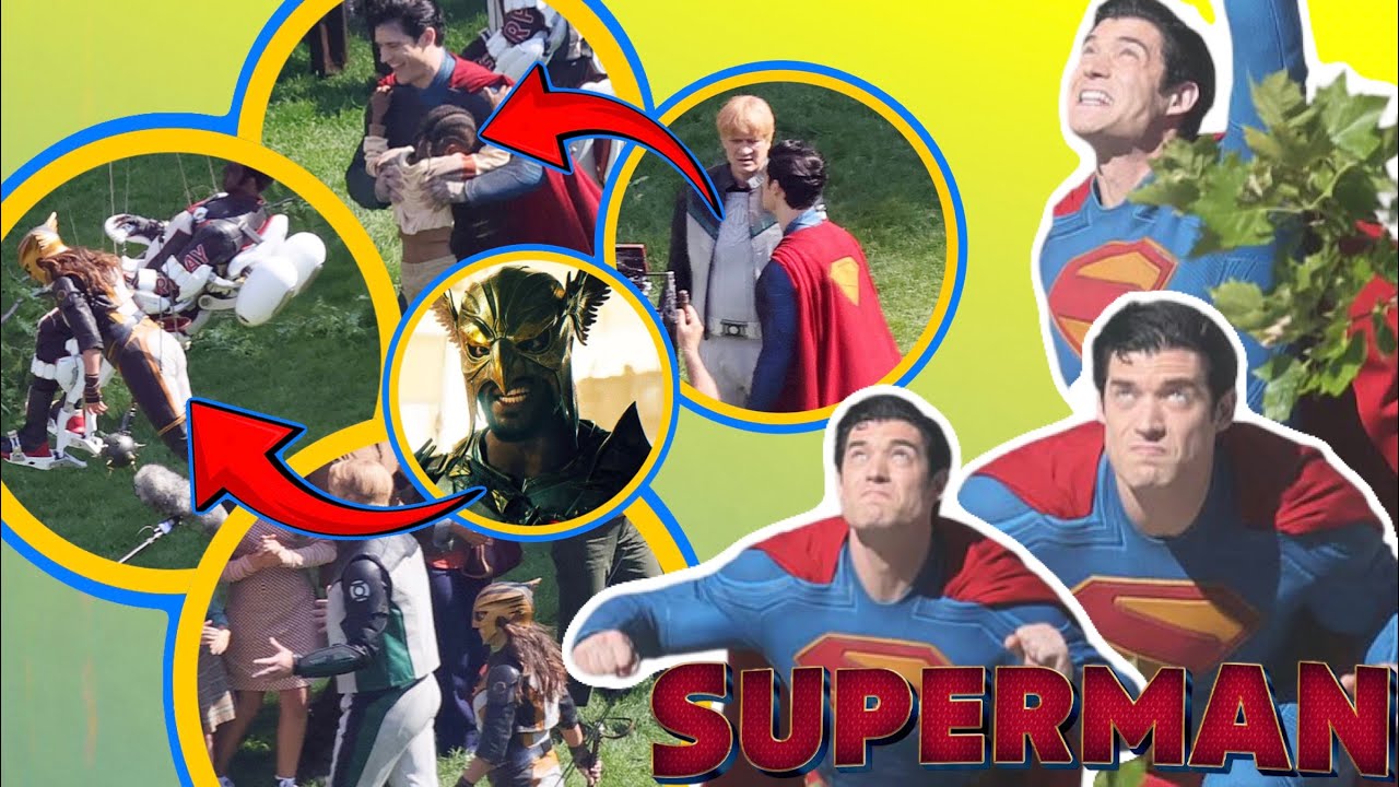 Superman Set Photos | First Look at Guy Garner and Hawkgirl | DCU ...
