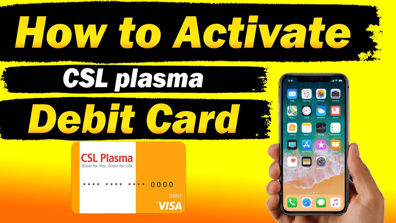 How to Activate csl plasma card | Steps to Activate csl plasma debit card - NEW METHOD - YouTube