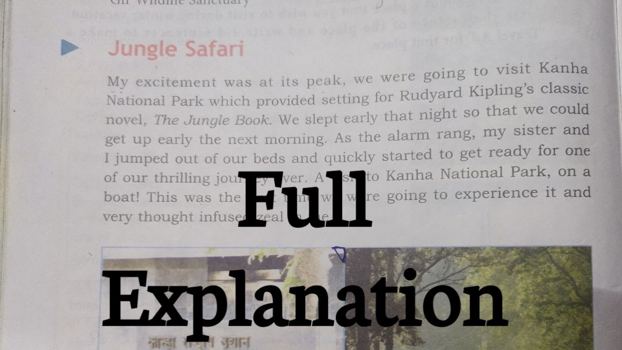 CLASS- 4, CH- "JUNGLE SAFARI" || FULL EXPLANATION || - YouTube