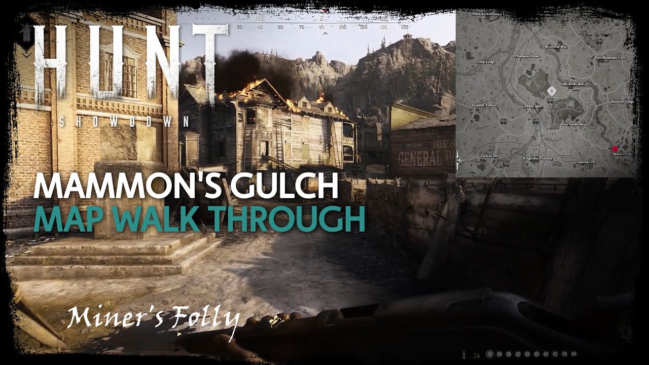 Hunt Showdown 1896 'Mammon's Gulch' New Map Full Walkthrough - YouTube