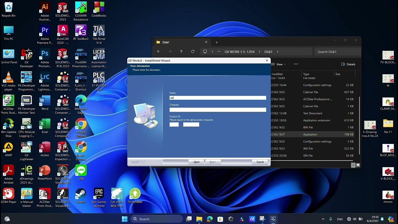 การติดตั้งโปรแกรม Gx Work3 และ Gt Designer Youtube