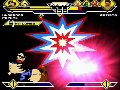 Underdog and Popeye vs 4 WWE Characters MUGEN Battle!!! - YouTube